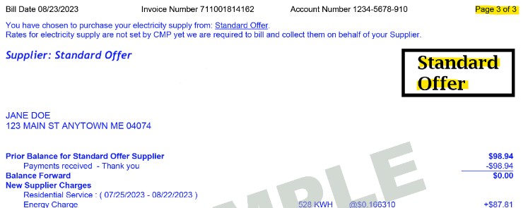 Maine Public Advocate Urges Electric Customers To Take Advantage of Reduced Standard Offer Rate ...